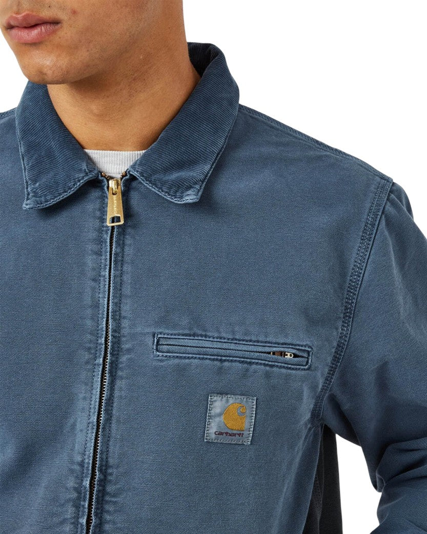 Carhartt WIP Duck Detroit Jacket Dusty Blue - UNIFORM